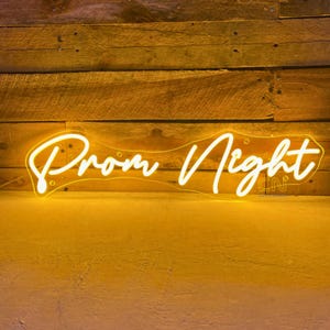 Prom Night Neon Sign Custom, Prom 2025 Graduation 2025 Decor Prom Night ...