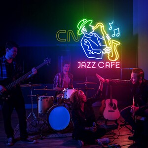 Jazz Club Led Sign, Jazz Club Led Sign, Jazz Neon Sign, Custom Neon ...