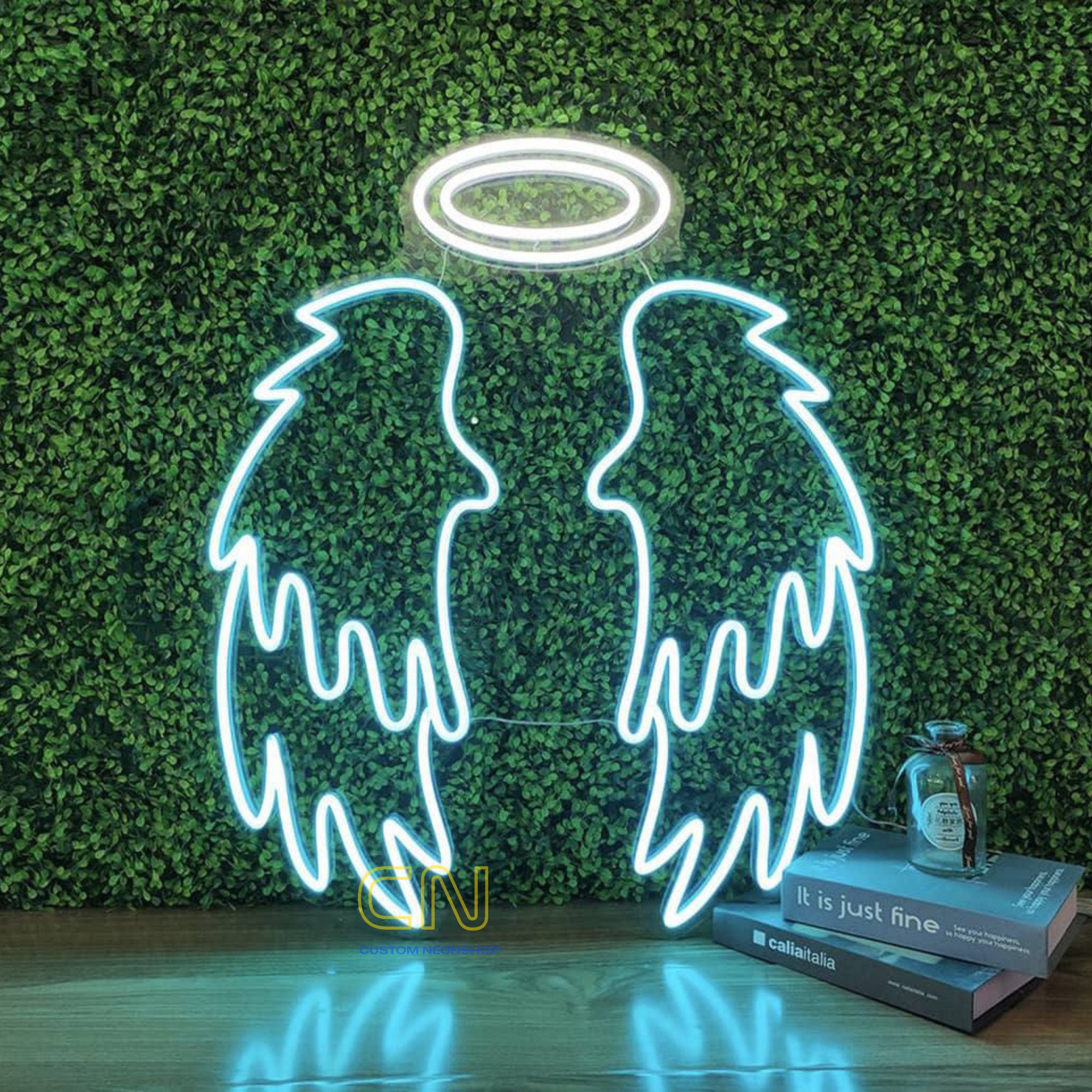 Custom Angel Wings Neon Led Sign Angel Wings Neon Sign Customized Wall ...