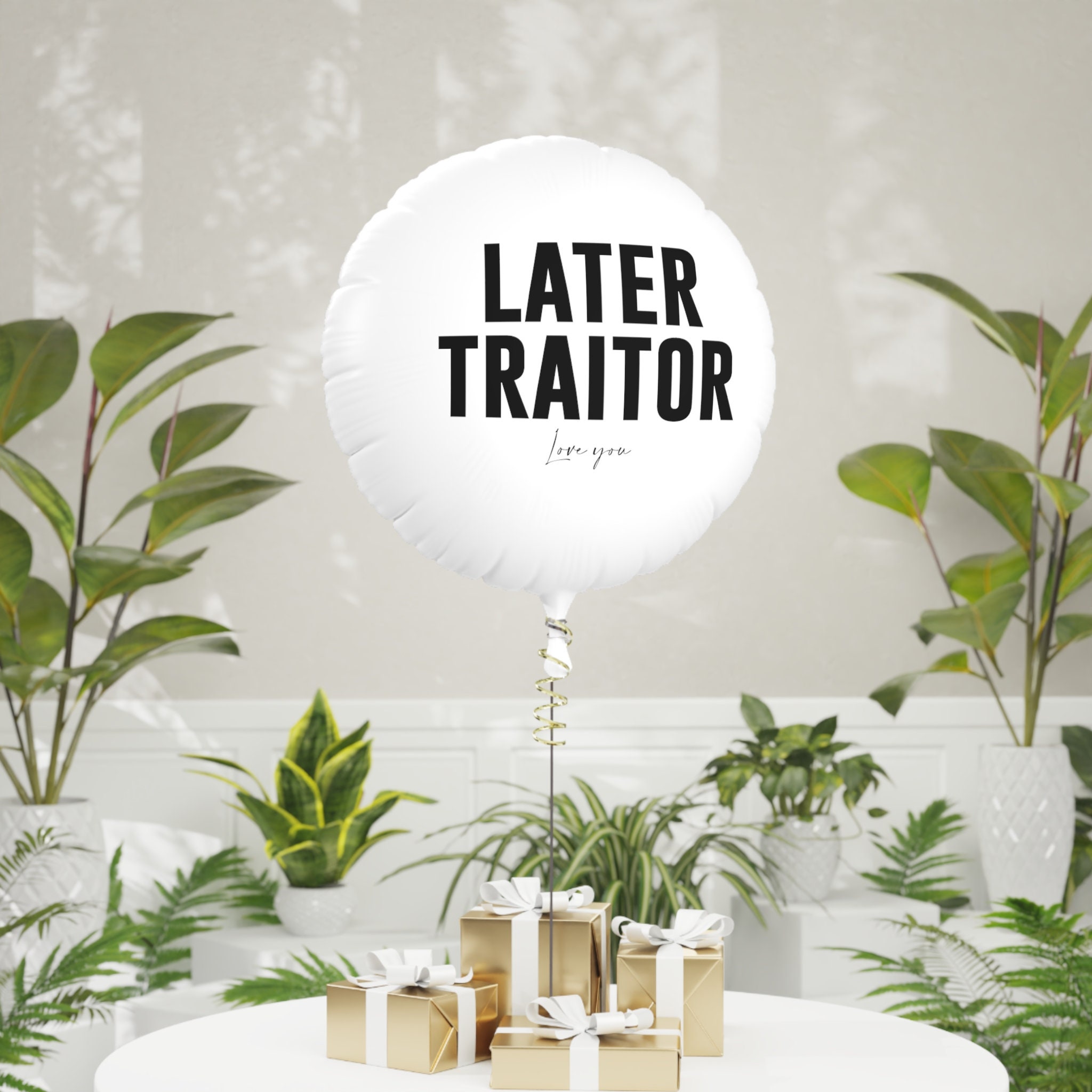 Later Traitor Farewell Office Gift Balloon Funny Office - Etsy