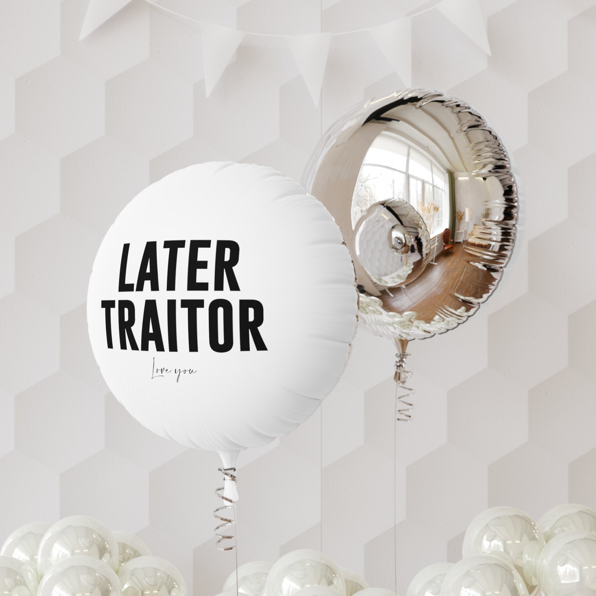 Later Traitor Farewell Office Gift Balloon Funny Office - Etsy