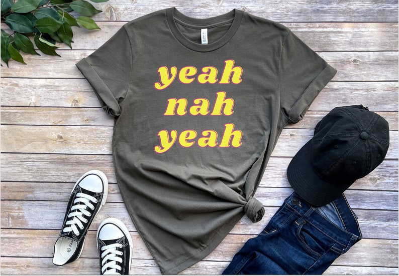 Yeah Nah Yeah Shirt, Australian Slang Unisex T-shirt, Funny Aussie Tee ...