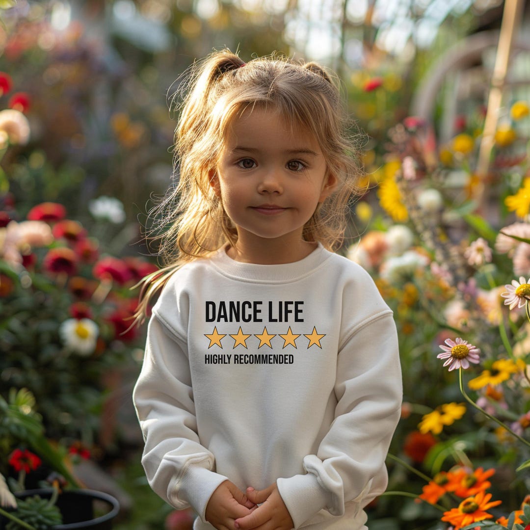 Dance Life 5 Star Recommended Youth Crewneck Sweatshirt, Funny Dance ...