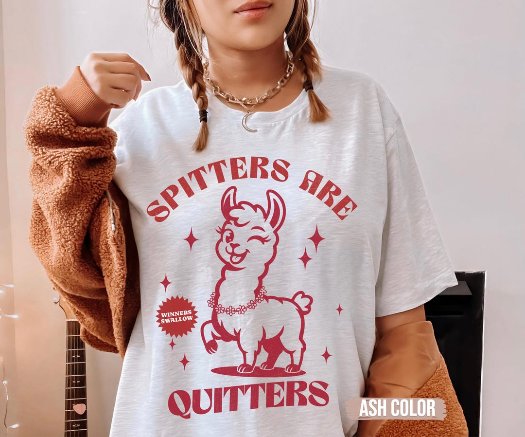 Spitters Are Quitters Raunchy Tshirt Shirt Roulette Gift Adult Humor ...