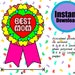 Best Mom Badge Craft Printable Birthday Gift for Mom From Kid Activity ...