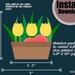 Mother Day Flower Craft Card Tulip DIY Paper Craft Printable Greeting ...