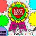 Best Mom Badge Craft Printable Birthday Gift for Mom From Kid Activity ...