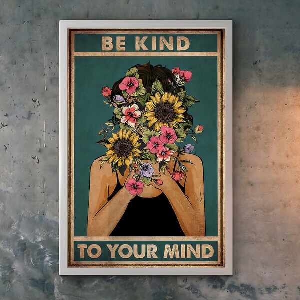 Be Kind Poster - Etsy