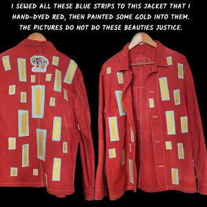 Handmade, One-of-a-kind, Art Jacket, Statement Pieces. Treat Yo’self ...