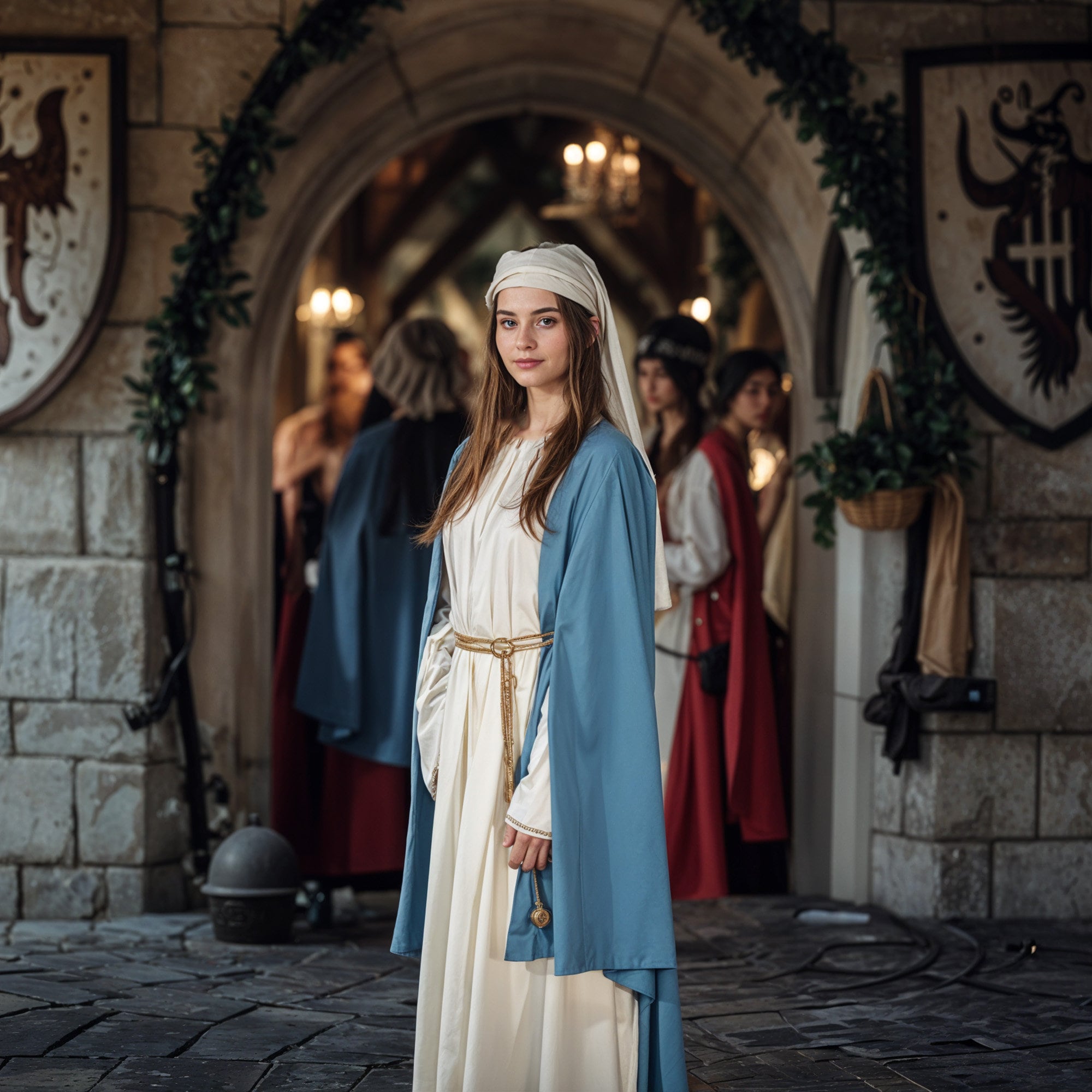 Unique the Virgin Mary Dress Costume for Adult, Mary Magdalene Dress ...