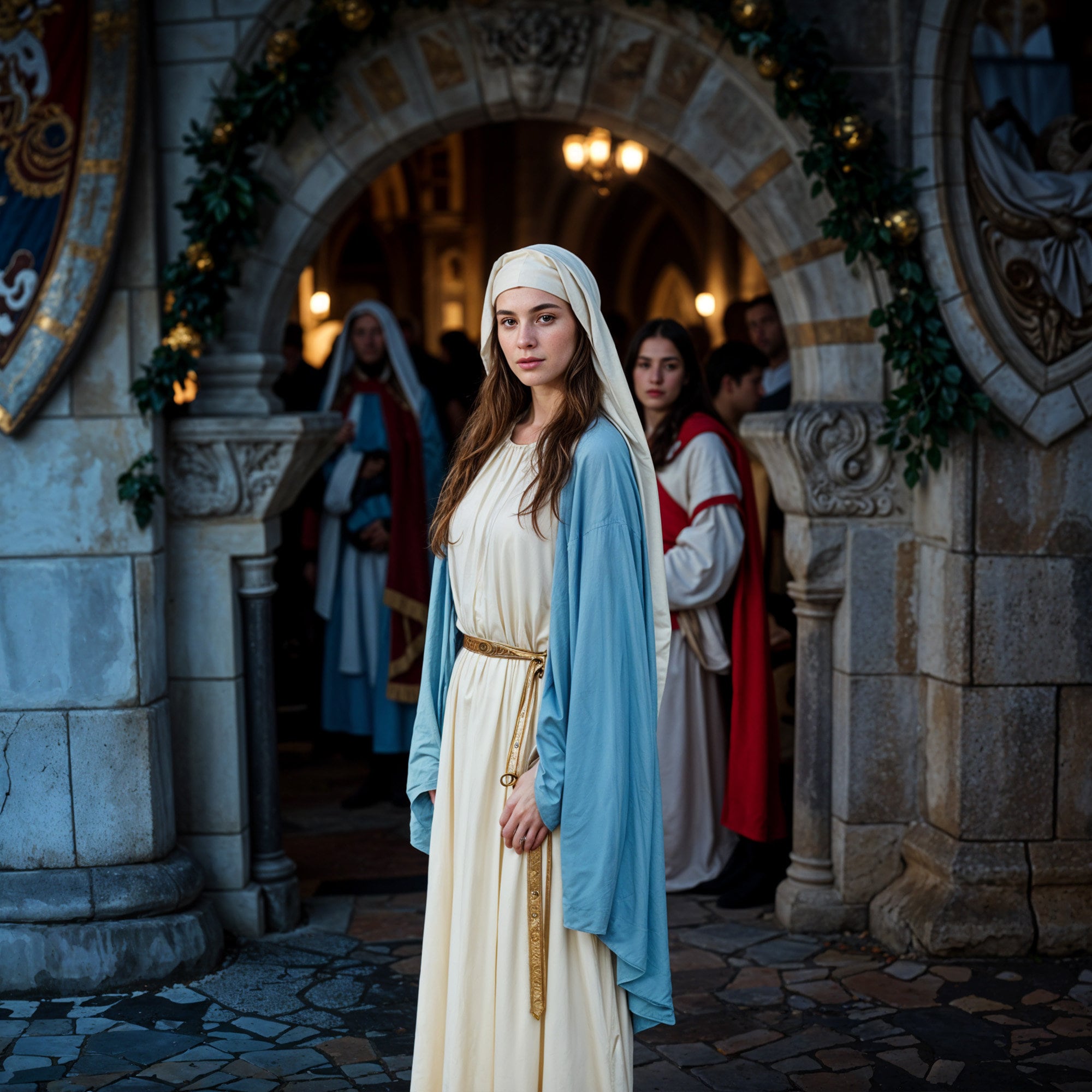 Unique the Virgin Mary Dress Costume for Adult, Mary Magdalene Dress ...