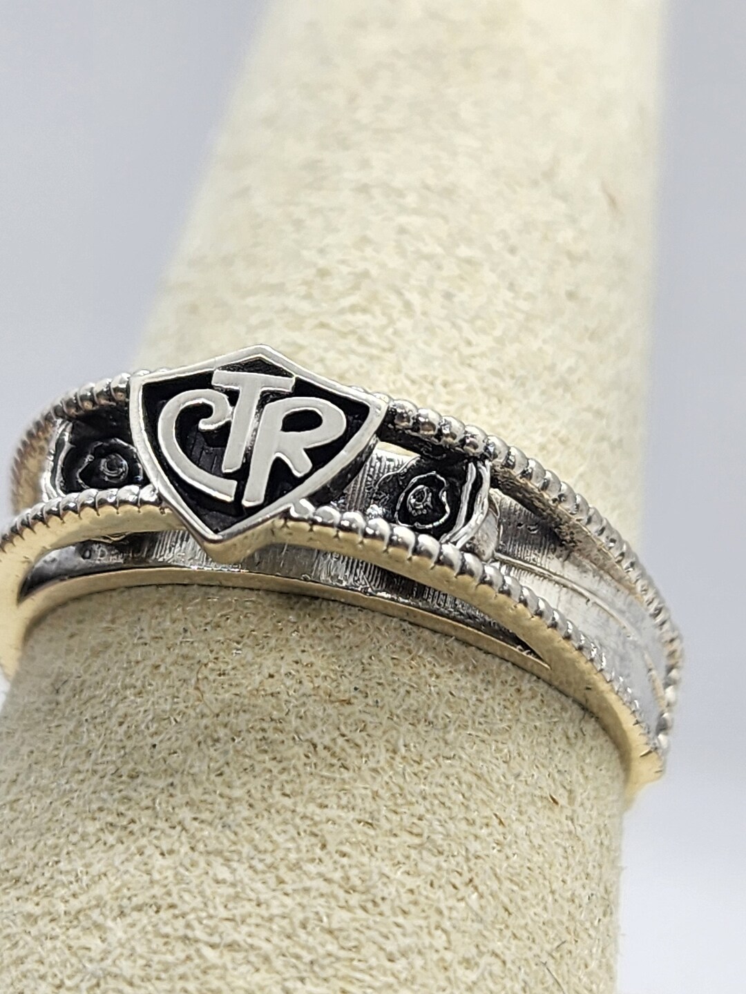 CTR Ring With Roses Custom - Etsy