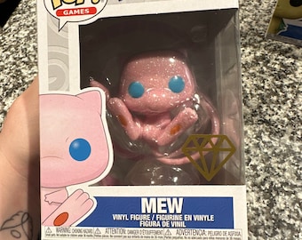 Diamond Edition Shiny Mew Custom Painted Funko Pop Figure - Etsy