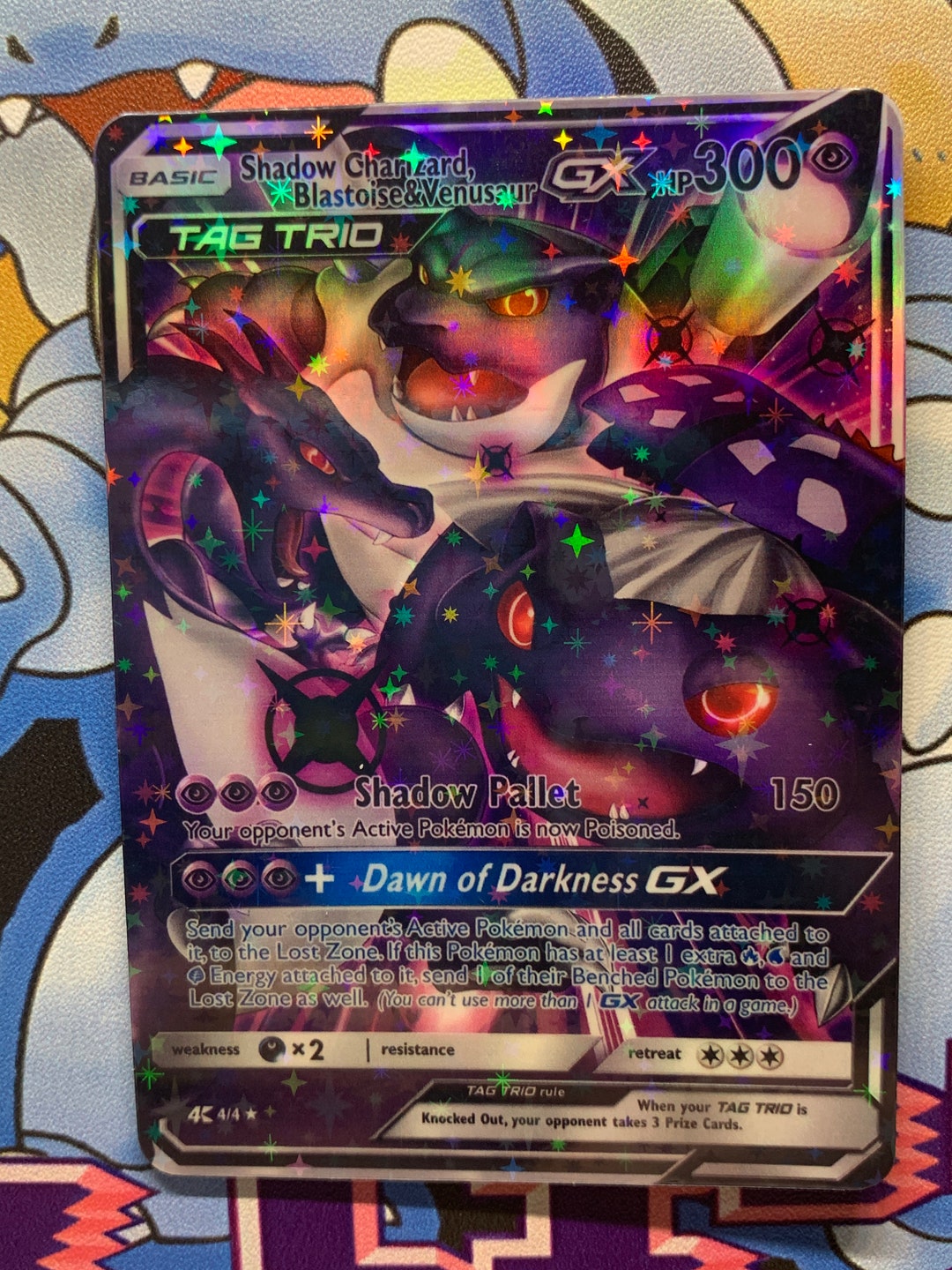 Shadow Charizard Blastoise Venusaur Star Holo Pokemon Card - Etsy