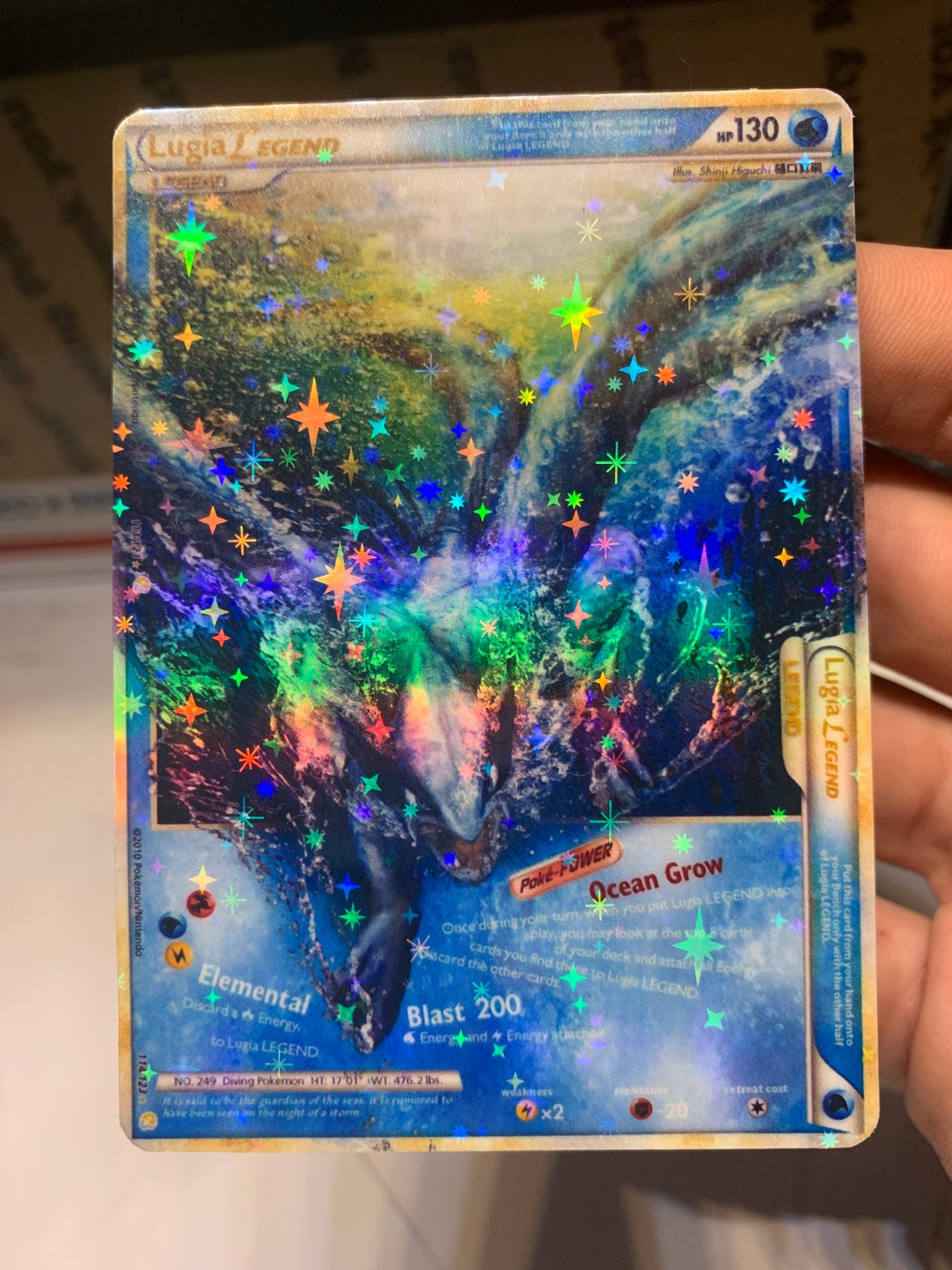 Lugia Pokemon Legend Star Holo Card - Etsy