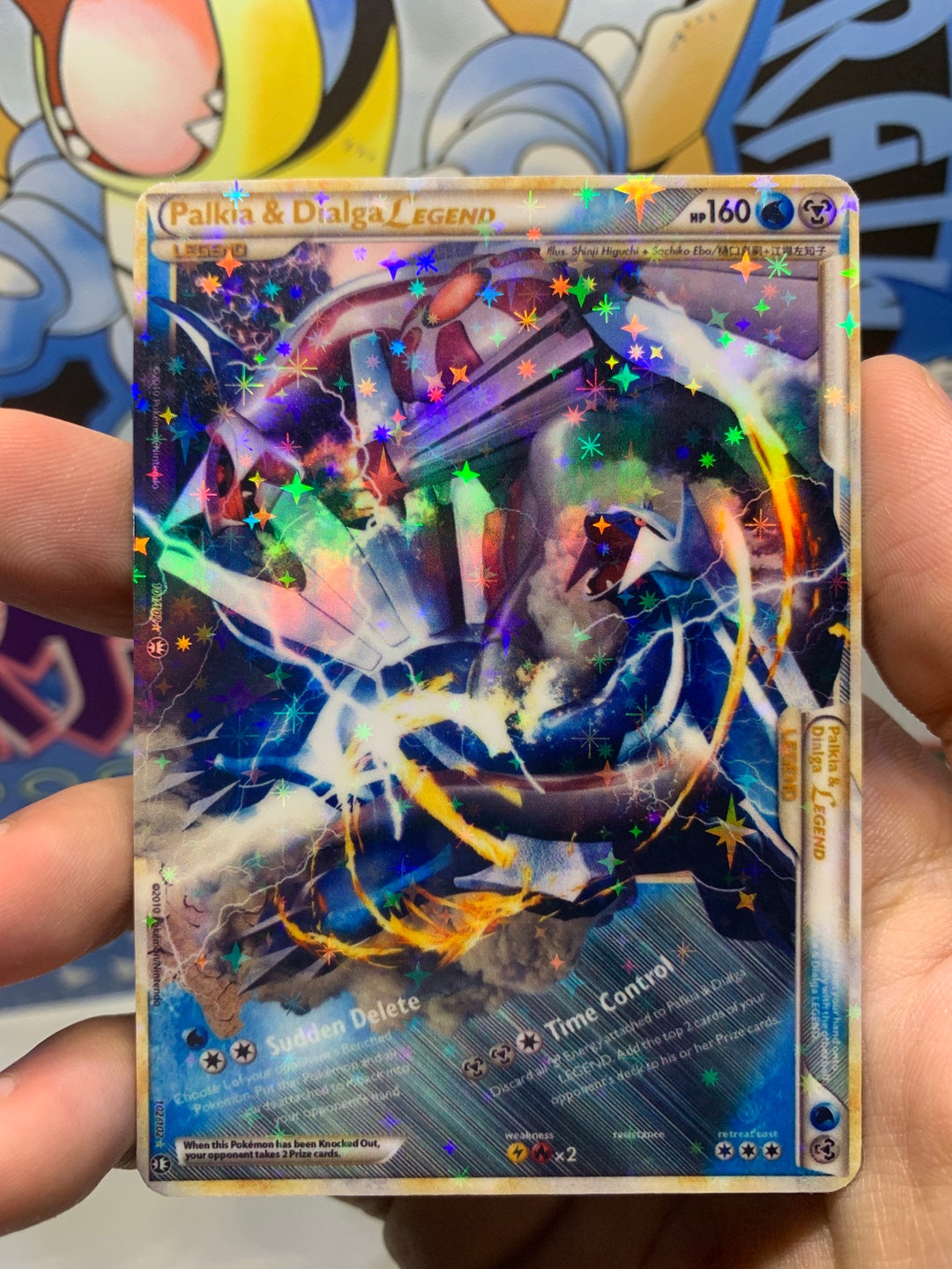 Palkia & Dialga Pokemon Legend Star Holo Card - Etsy