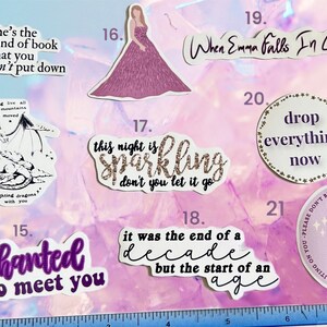 Speak Now Inspired Stickers - Etsy