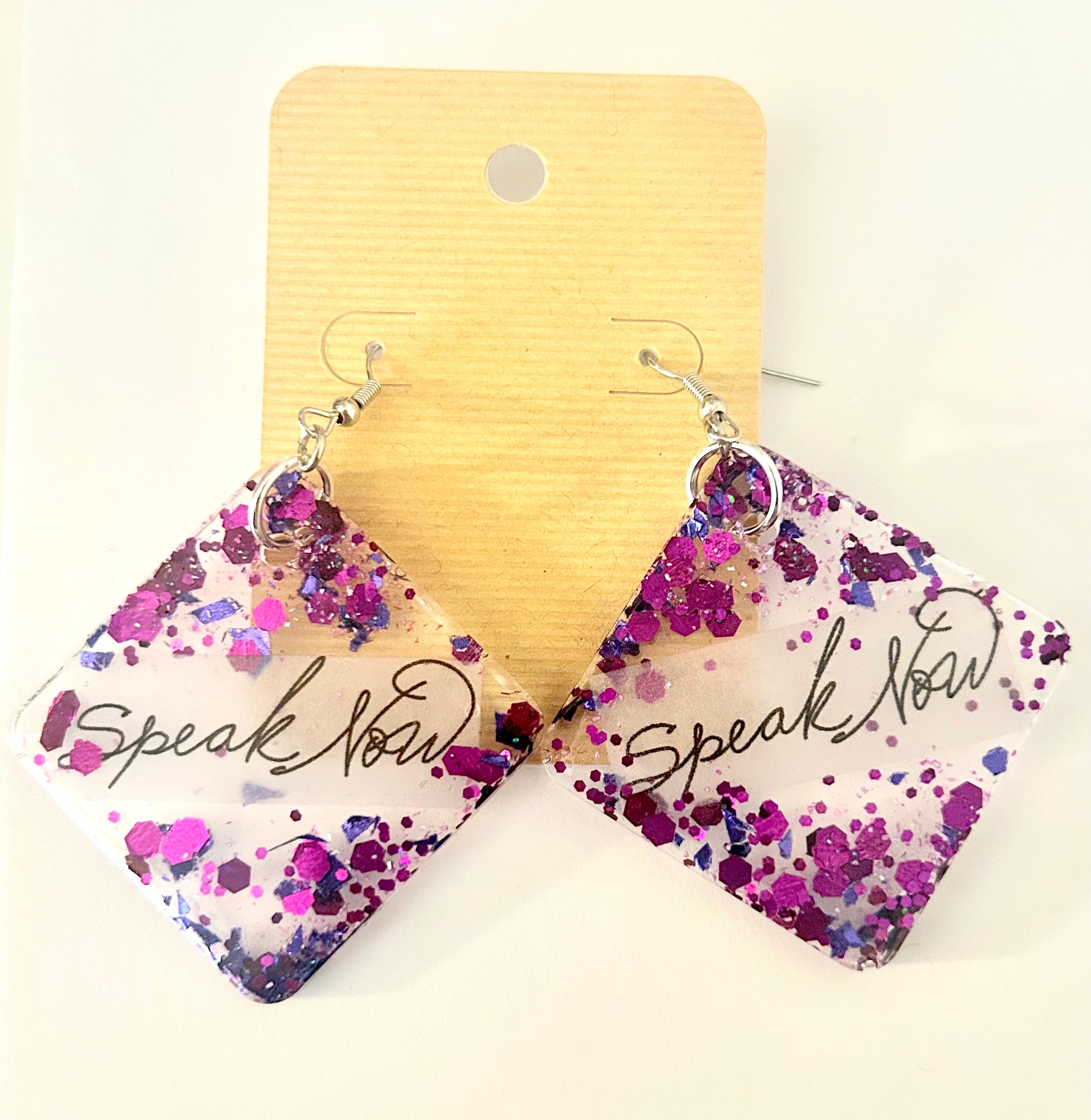 Diamond Album Earrings - Etsy