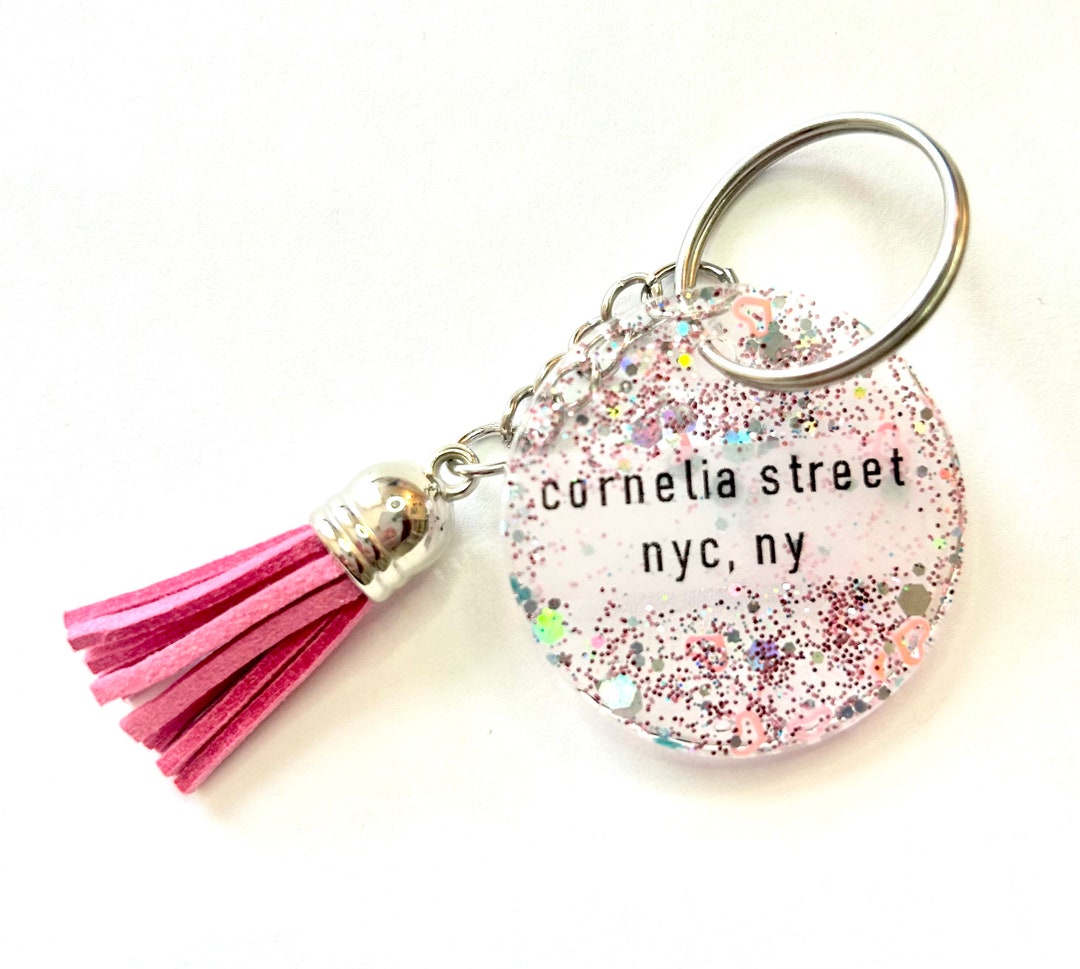 Cornelia Street Location Keychain - Etsy