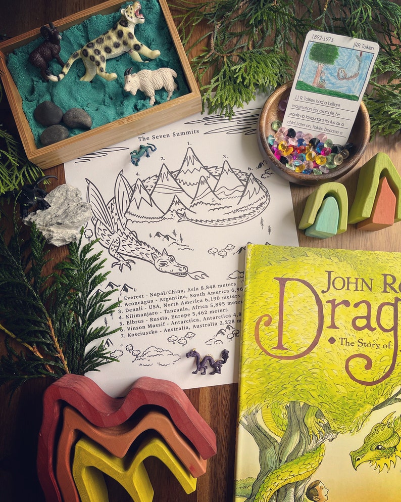 Mountains, Dragons and J. R. R. Tolkien Unit Study - Etsy