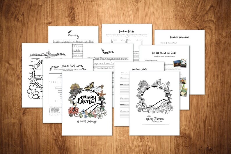 Soil, Erosion, Worms and Compost Unit Study - Etsy