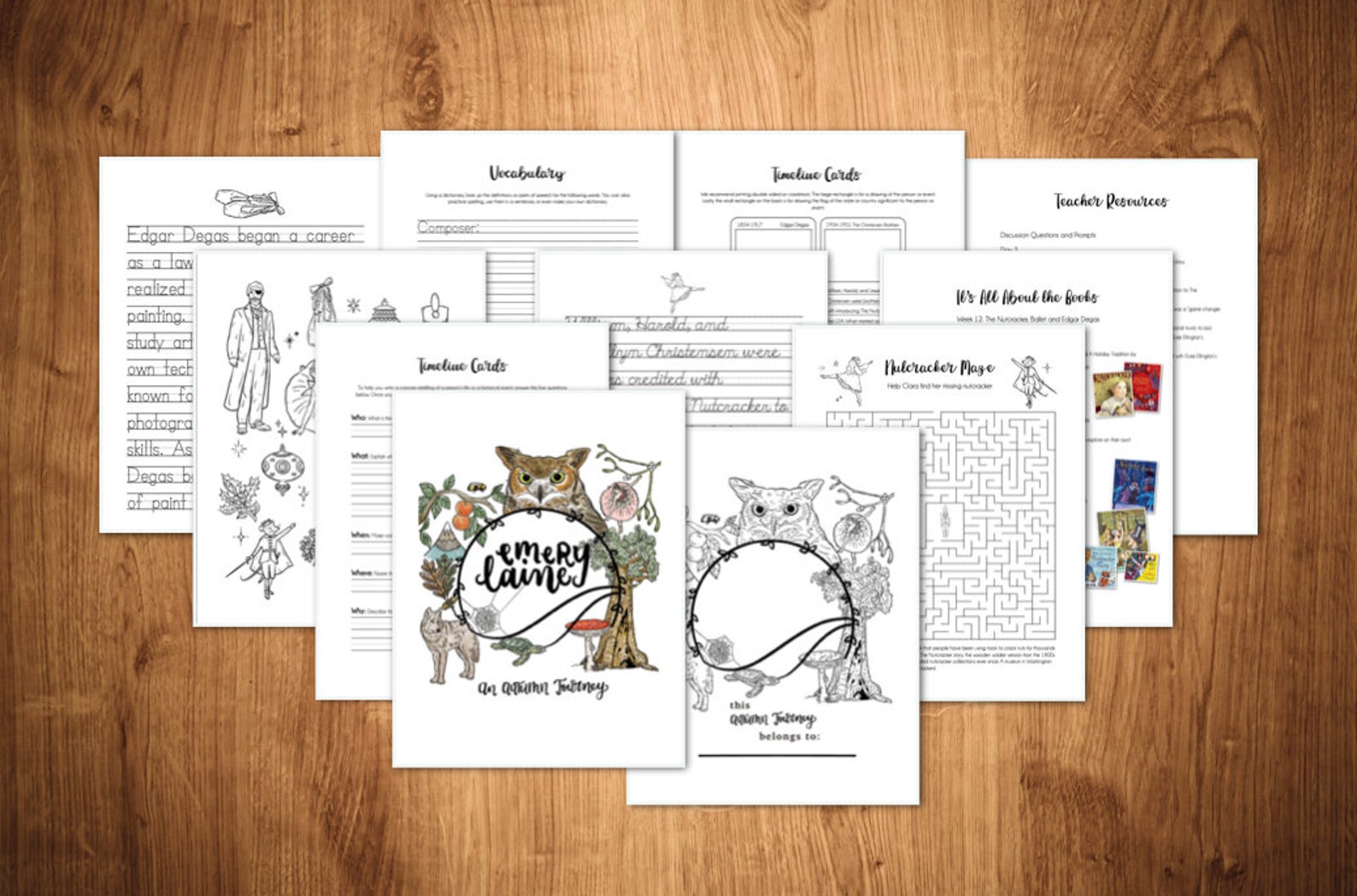 The Nutcracker, Ballet and Edgar Degas Unit Study - Etsy