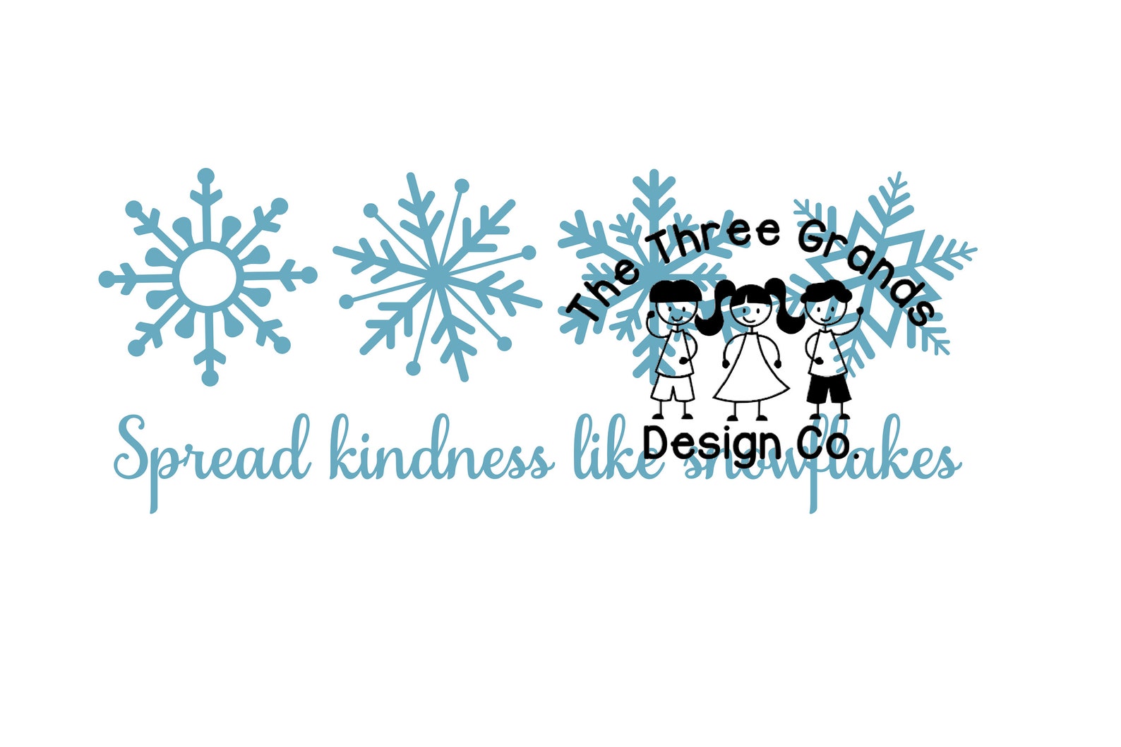 Digital Download Spread Kindness Like Snowflakes Winter Snow SVG Cut ...
