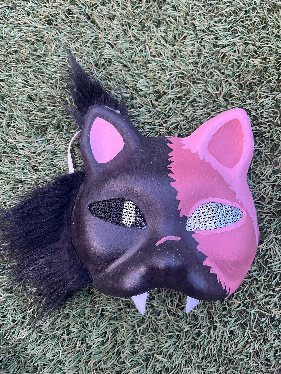Painted Cat/therian Mask - Etsy