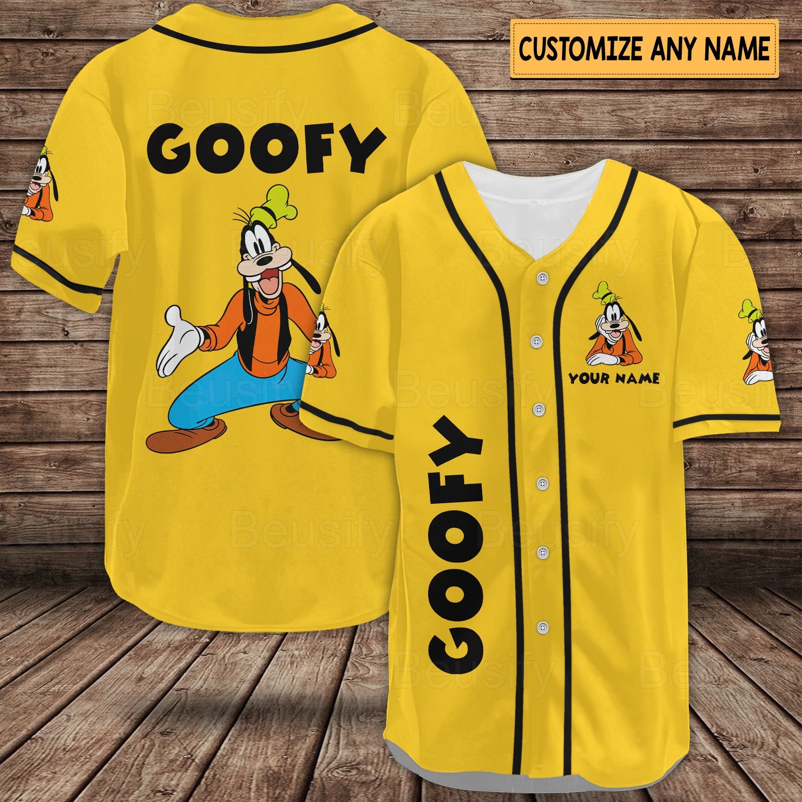 Goofy Baseball Jersey Goofy Shirt Goofy Jersey Shirt Disney - Etsy
