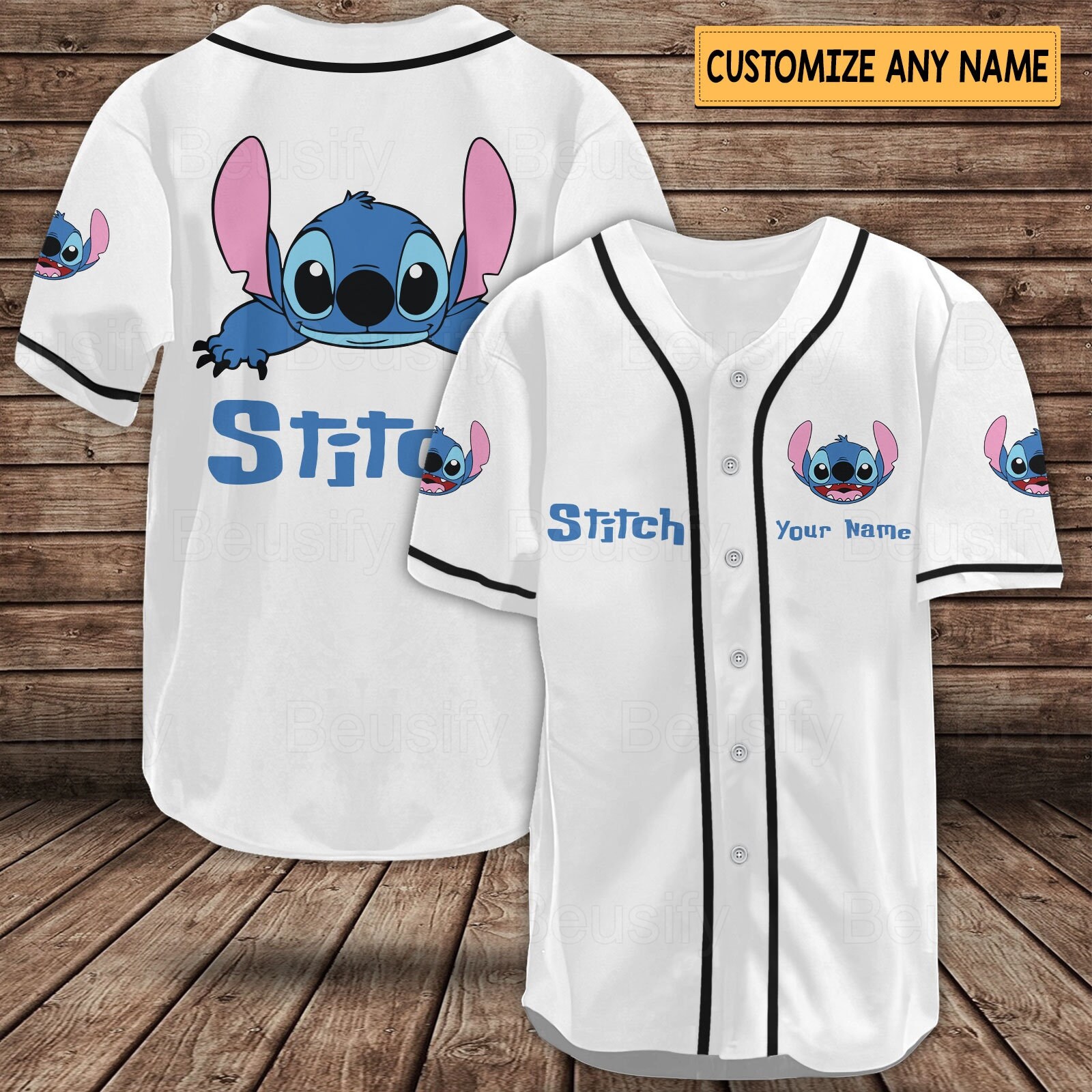 Stitch Baseball Jersey, Stitch Shirt, Stitch Jersey sold by Beth ...