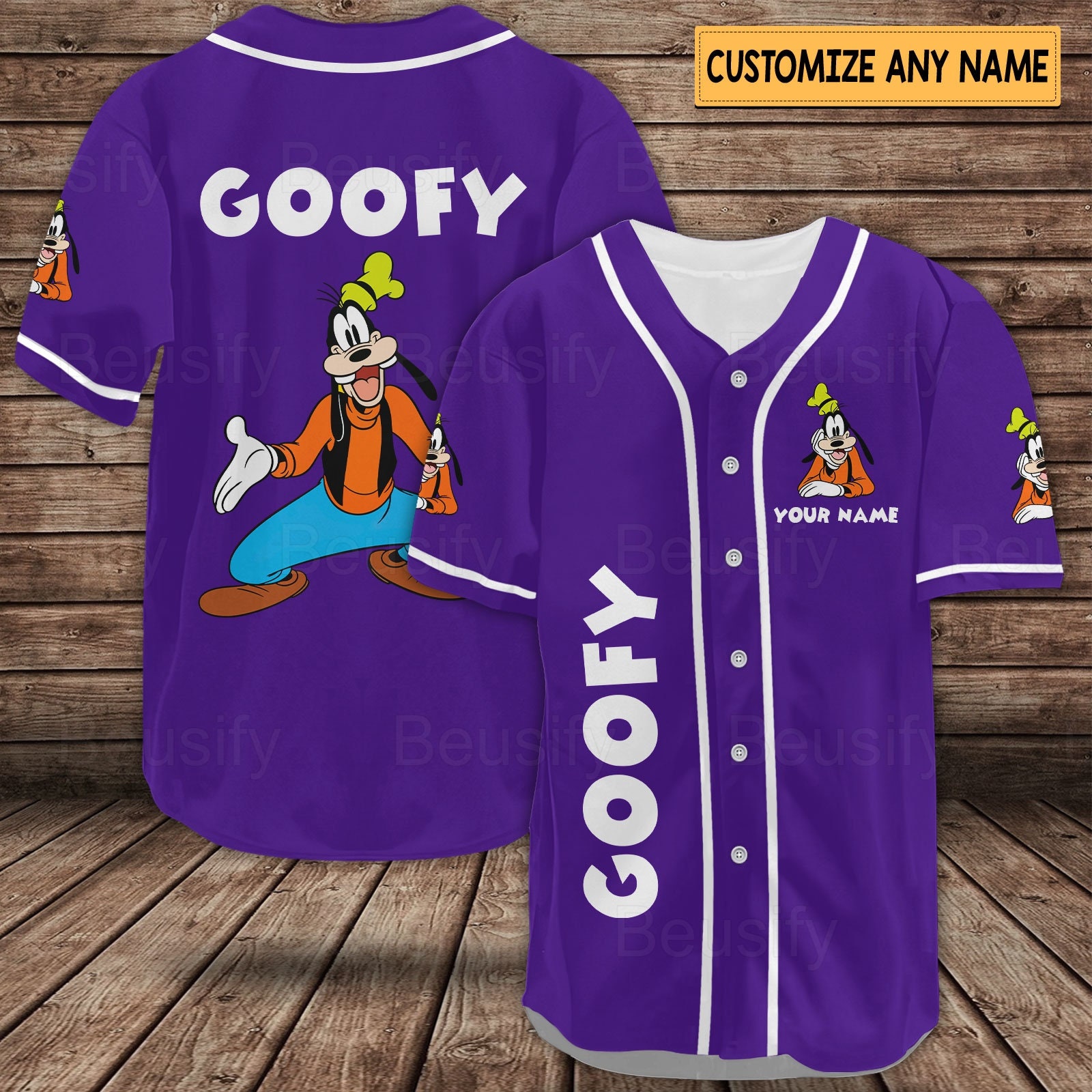 Goofy Baseball Jersey Goofy Shirt Goofy Jersey Shirt Disney - Etsy