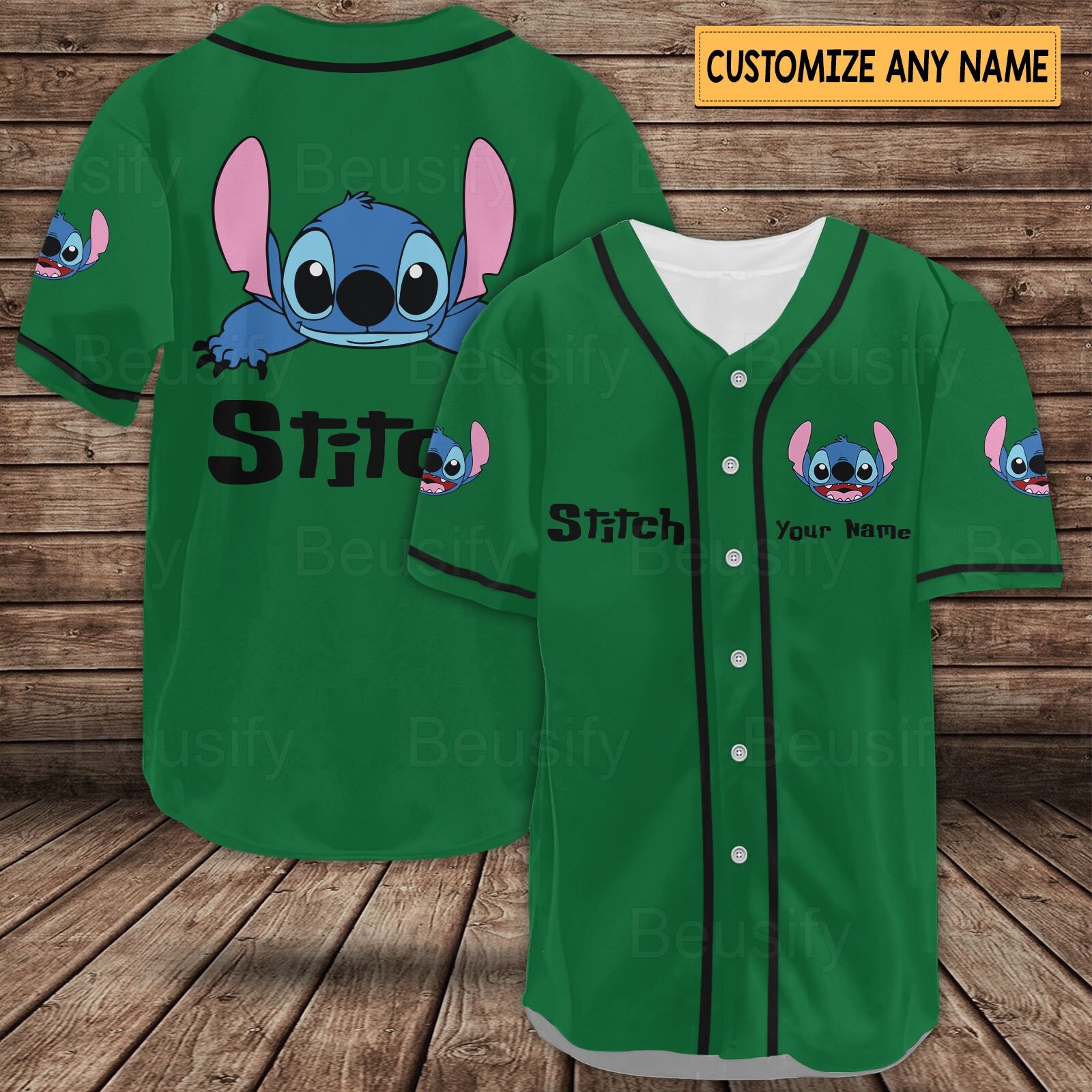 Stitch Baseball Jersey, Stitch Shirt, Stitch Jersey sold by Beth ...