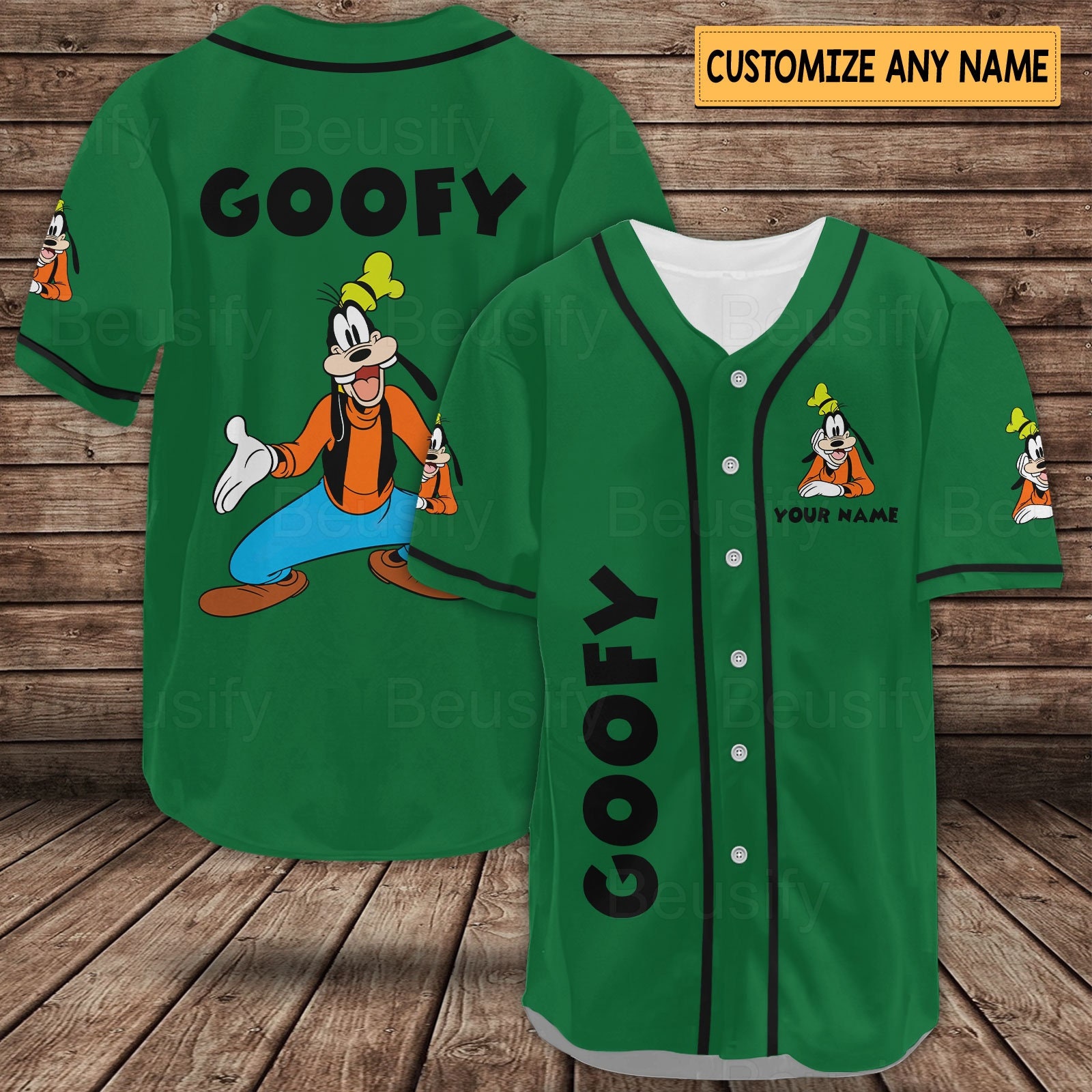 Goofy Baseball Jersey Goofy Shirt Goofy Jersey Shirt Disney - Etsy