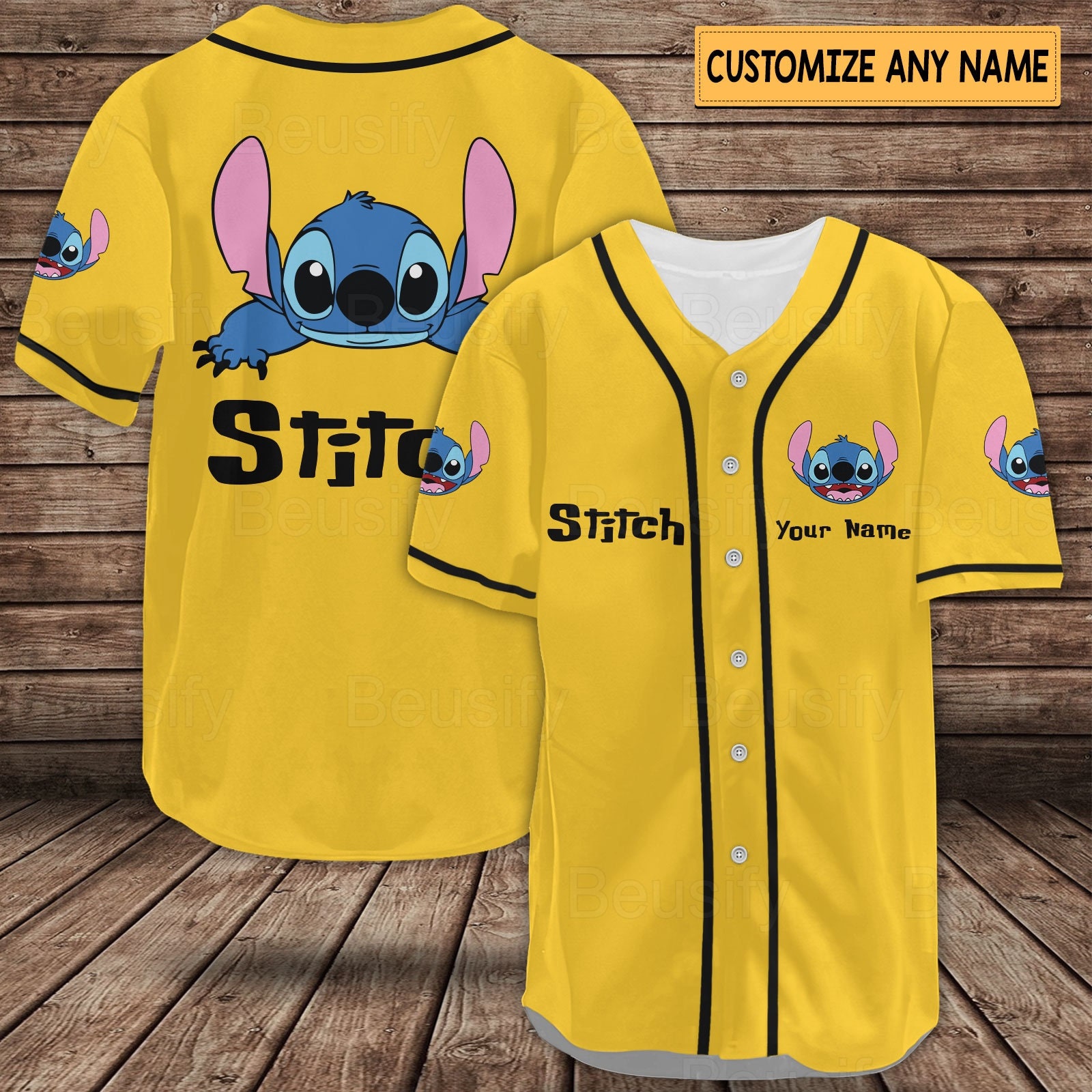 Stitch Baseball Jersey, Stitch Shirt, Stitch Jersey sold by Beth ...