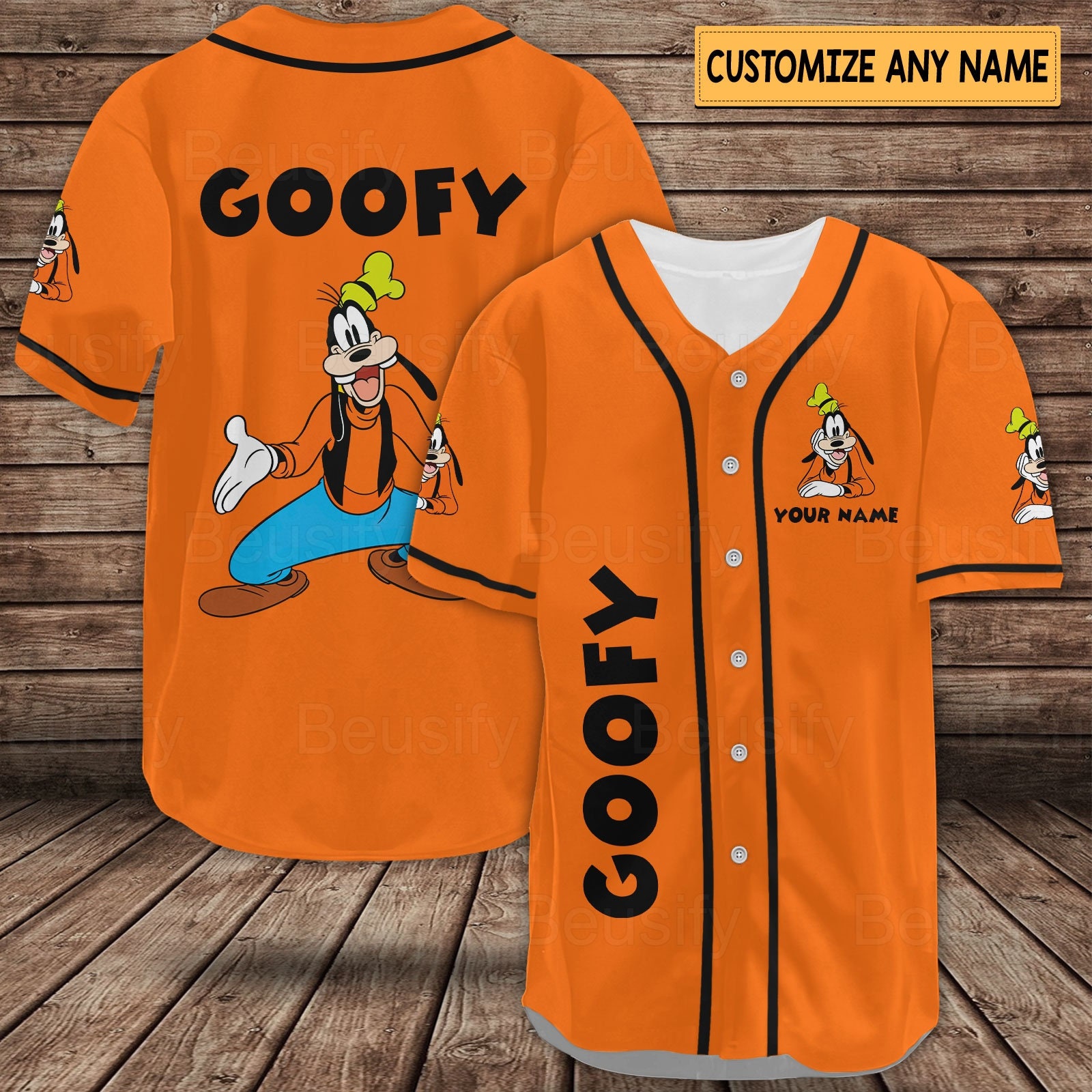 Goofy Baseball Jersey Goofy Shirt Goofy Jersey Shirt Disney - Etsy