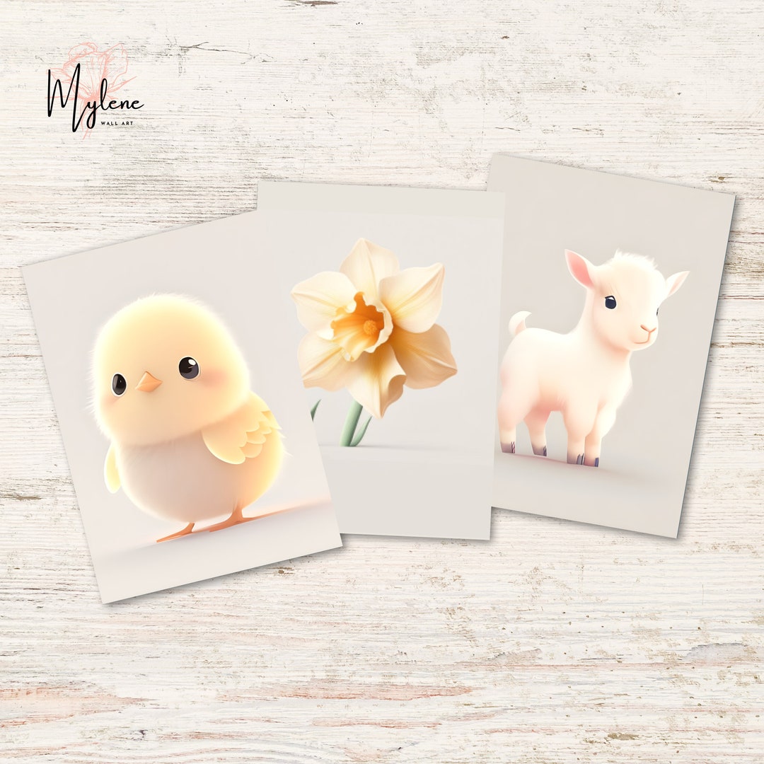 Farm Animal Poster, Country Decor Child, Little Boy Room, Little Girl ...