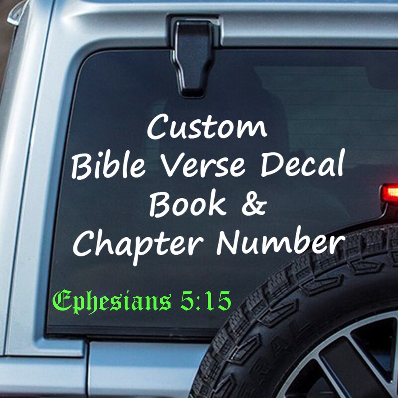 Window Bible Verses - Etsy