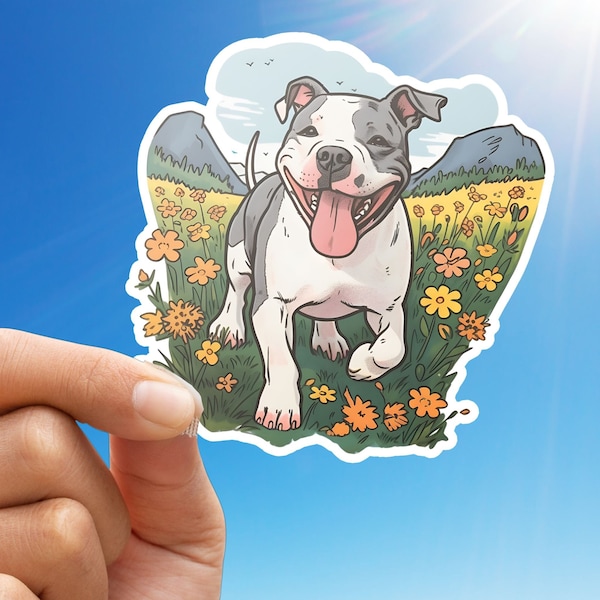 Pit Bull Decal - Etsy