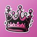 Princess Crown Sticker, Vinyl Stickers, Mini Crown Stickers, Cute Crown ...