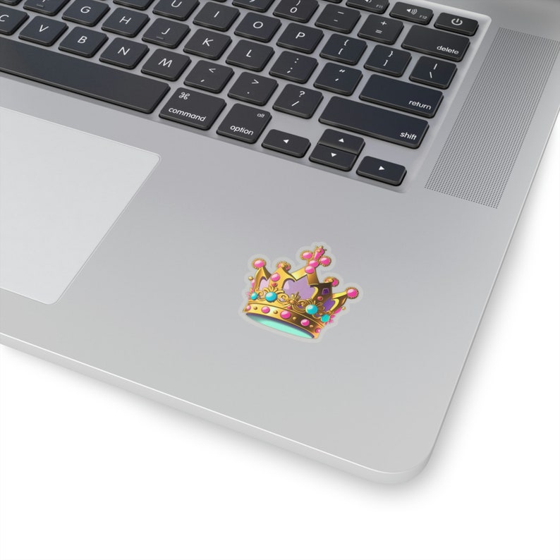 Princess Crown Sticker Vinyl Stickers Mini Crown Stickers - Etsy