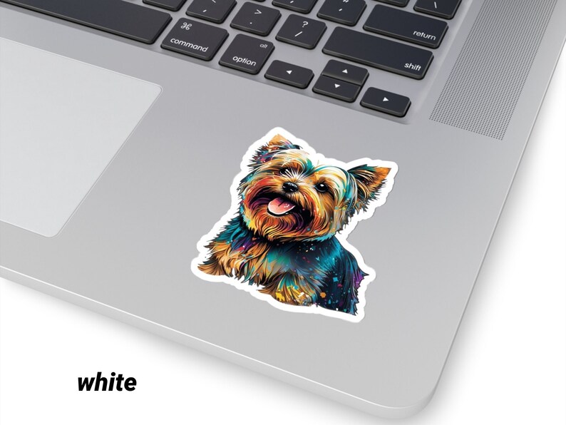Yorkie Vinyl Sticker Puppy Sticker Cute Dog Sticker Yorkie - Etsy