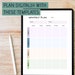 Monthly, Weekly & Daily Lesson Plan Template Set - Digital and Physical ...