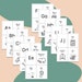 200+ B&W Printable Montessori Preschool Phonics Alphabet Cards for ...