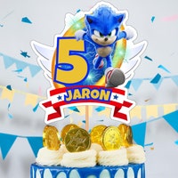 Sonic Cake Topper - Etsy