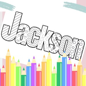 Personalized Name, Coloring Page, Coloring Name, Free Customize ...