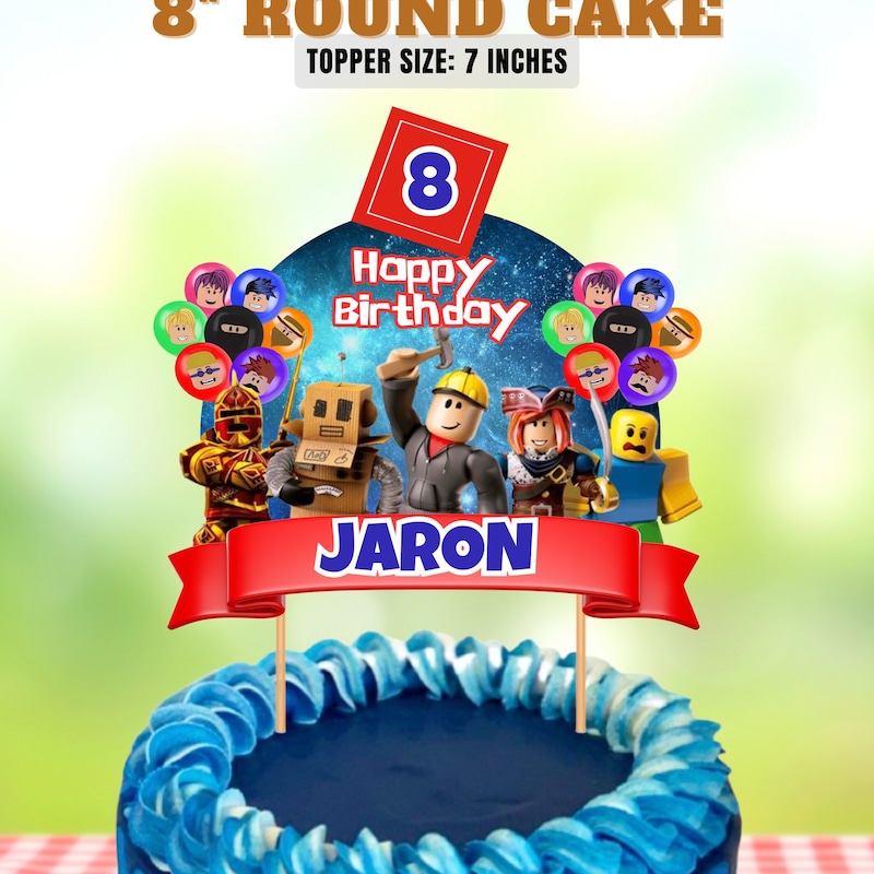 Roblox Cake Topper - Etsy