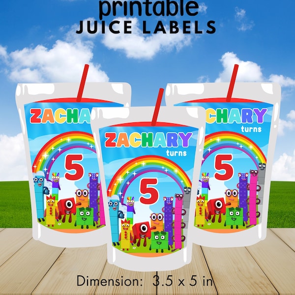 Numberblocks Party - Etsy UK