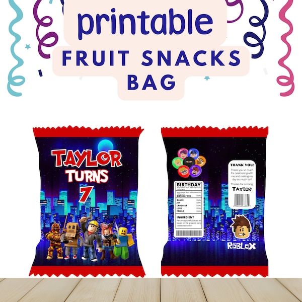 Roblox Snacks - Etsy