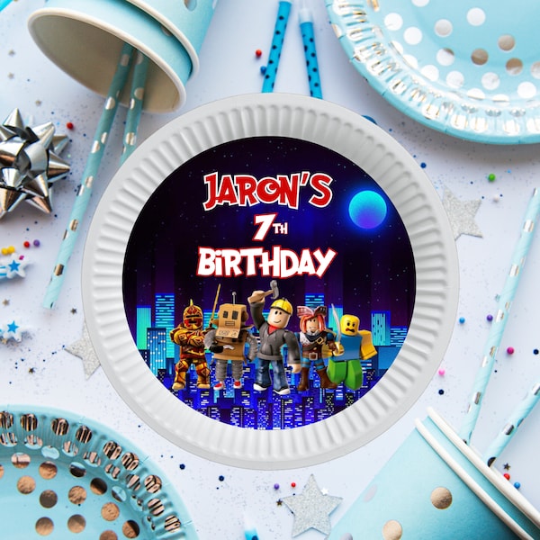 Roblox Plates Party - Etsy
