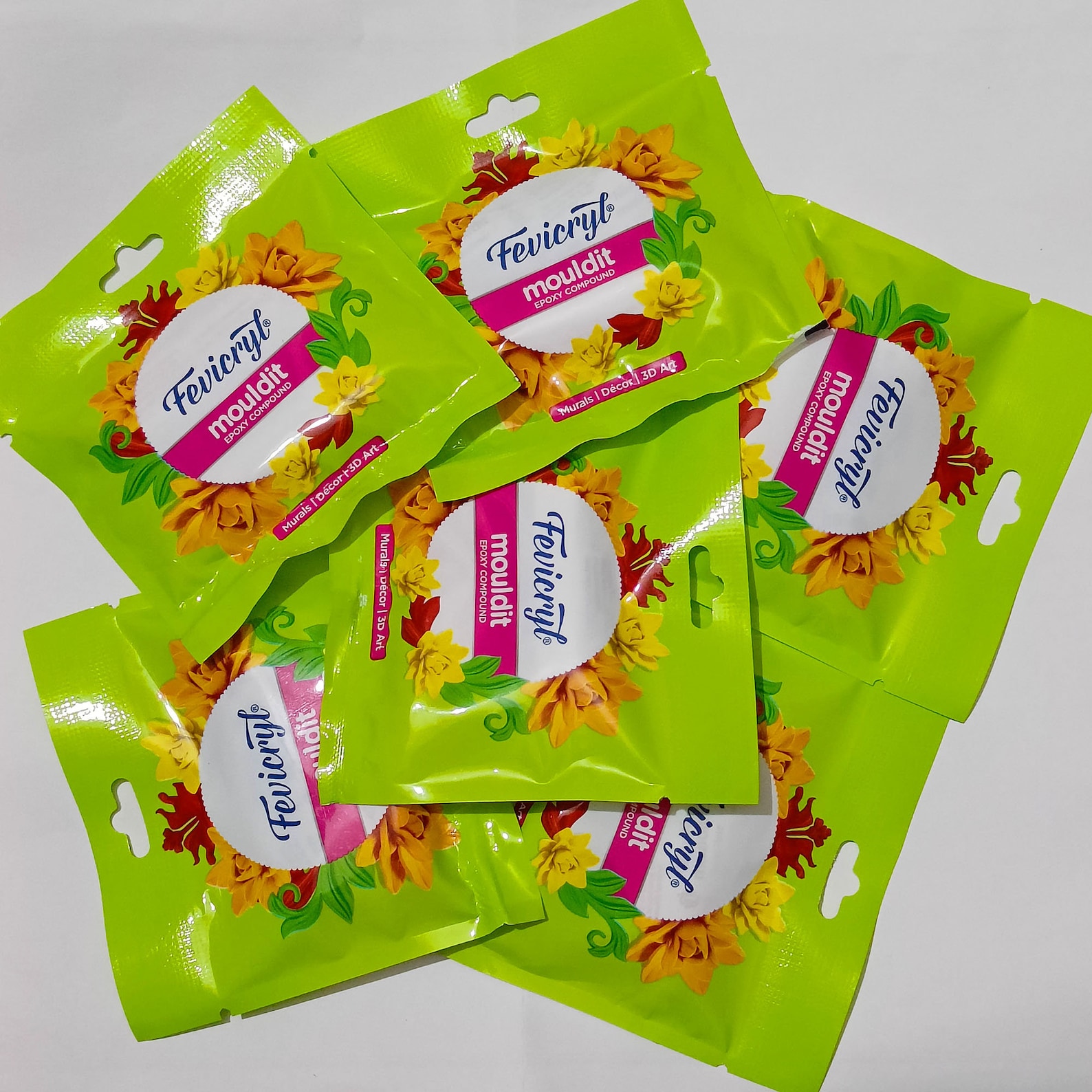 6 Pcs Fevicryl Apoxie Clay, Mouldit/shilpkar Clay hobby Ideas Epoxy ...